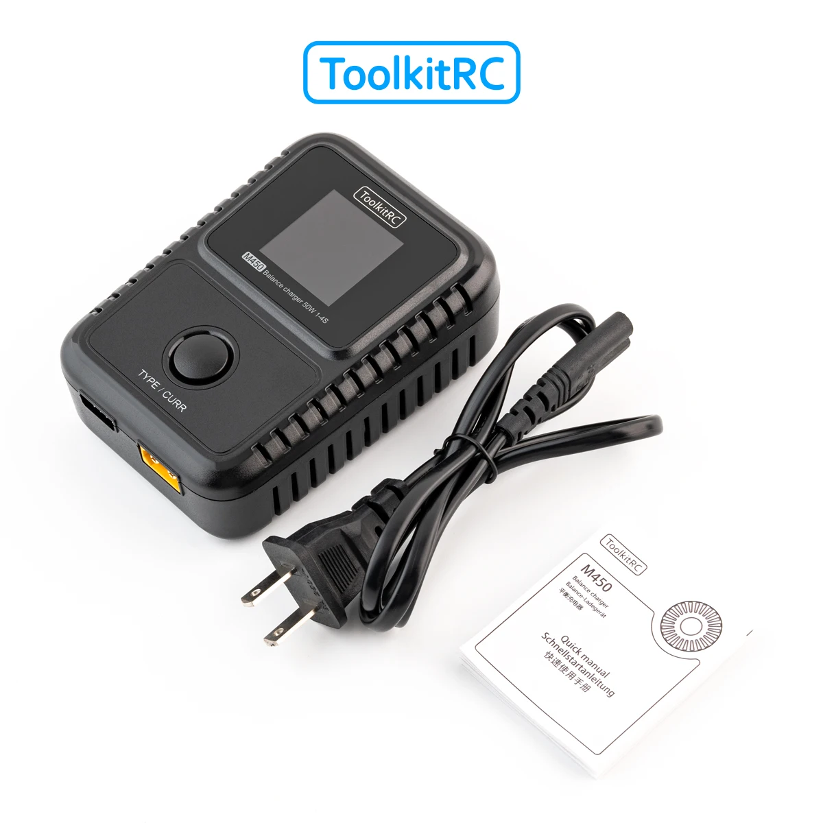 Toolkitrc-M450-50W-2-4S-LiPo-LiHV-LiFe-Battery-Balance-Charger-Colorful ...