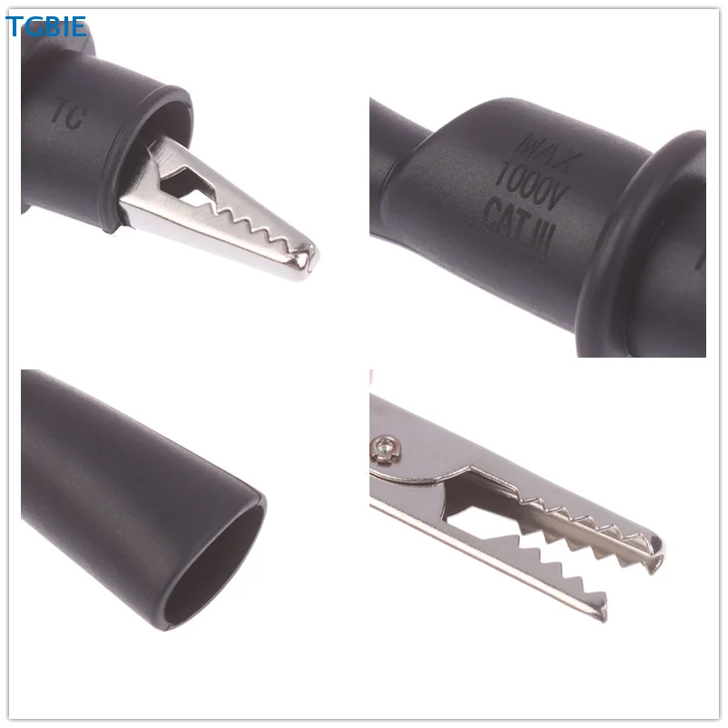 [TL][TL]2pcs Multimeter Push On Alligator Clip P2008 Inline 2mm Probe ...