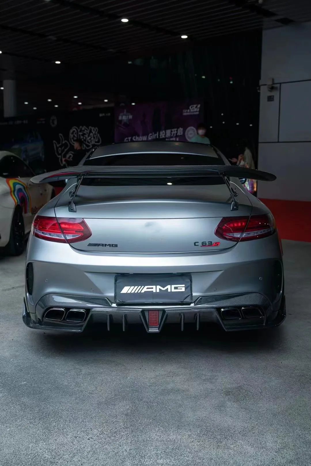 Auto-parts-for-Mercedes-W205-C63-C63Coupe-carbon-fiber-spoiler-W205-C63 ...