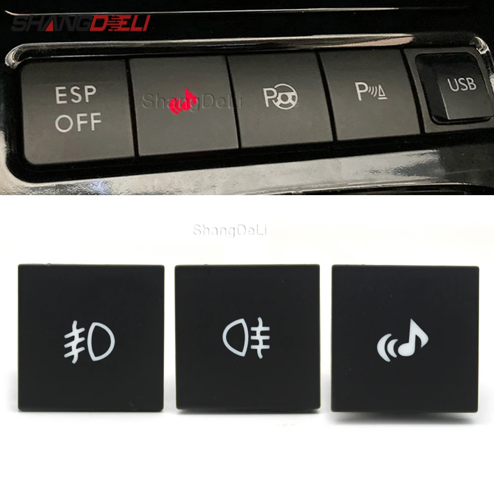 Red Light Car Passenger Eject Push Button Front Camera Exhaust Switch ...