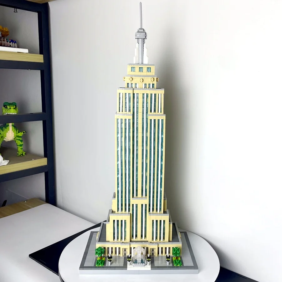 Empire-State-Building-Model-Micro-Mini-Blocks-Toys-artesan-a-de-precisi ...