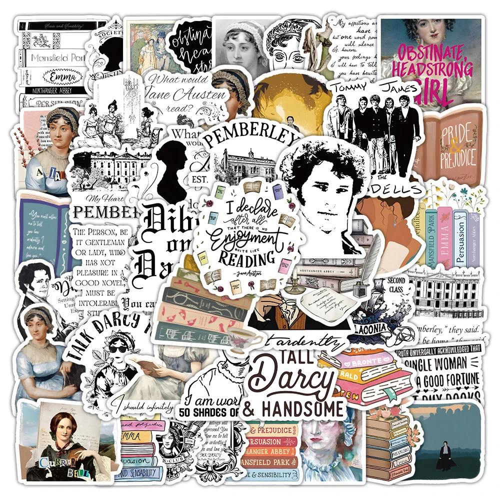 10-30-53pcs-British-Novelist-Graffiti-Stickers-Famous-Writer-Decals-DIY ...