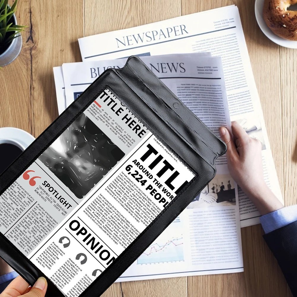 Handheld-Page-Magnifier-Flexible-3X-Page-Magnifying-Glass-A4-Bookmark ...