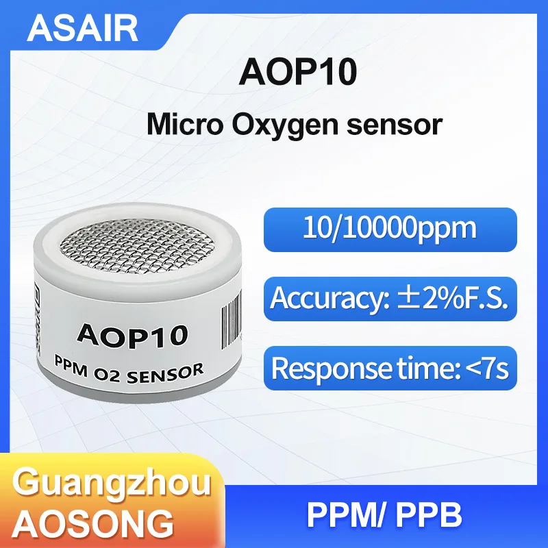ASAIR AOP10 Partial pressure electrochemical micro oxygen sensor Used ...