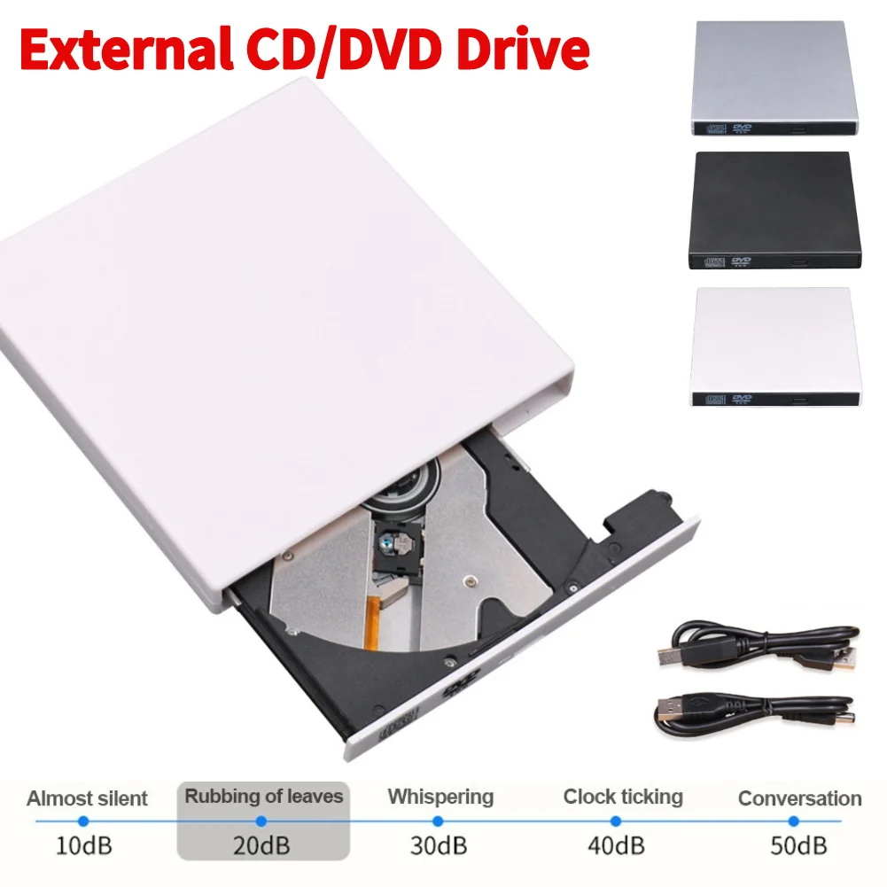 Generic Cd/dvd Player Usb2.0 Cd Reader Rewriter Compatible With Windows ...