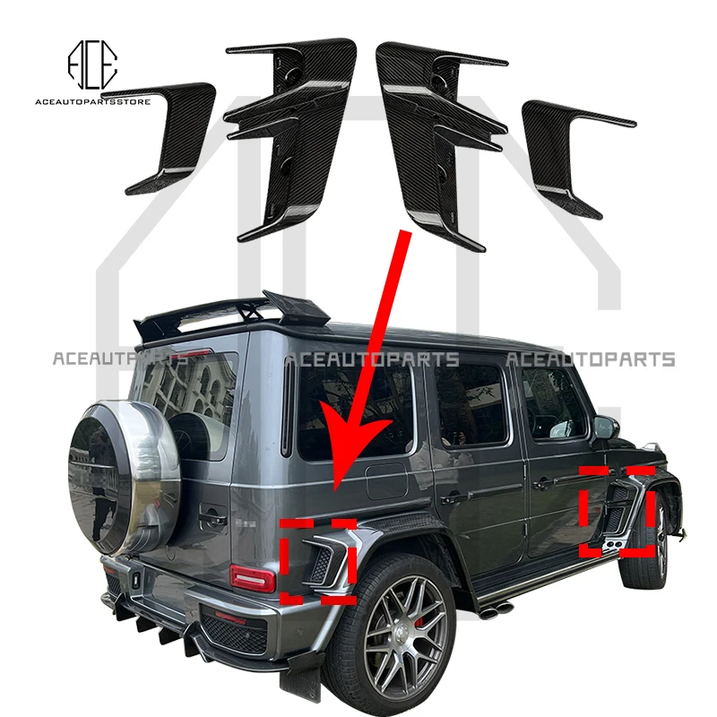 Ajuste para guardabarros de coche Benz Clase G W464 G500 G63, Kit de molduras de guardabarros de ...