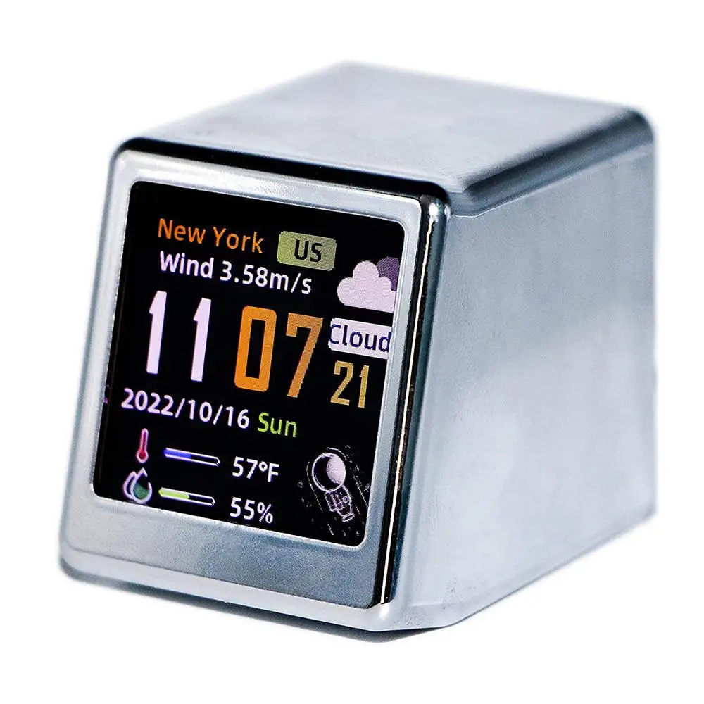 Desktop-Clock-Smart-Weather-Station-Electronic-Thermometer-Hygrometer ...