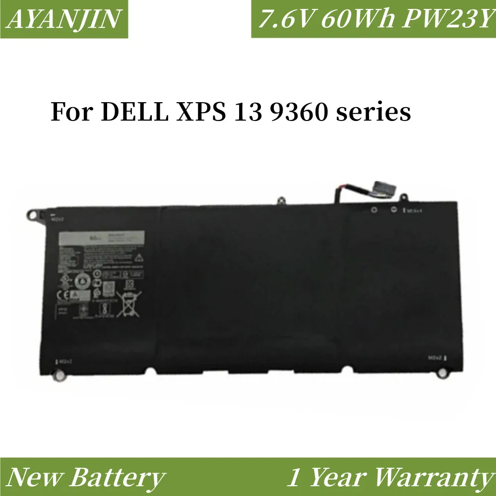 7-6V-60WH-PW23Y-Replacement-New-Laptop-Battery-for-DELL-XPS-13-9360 ...