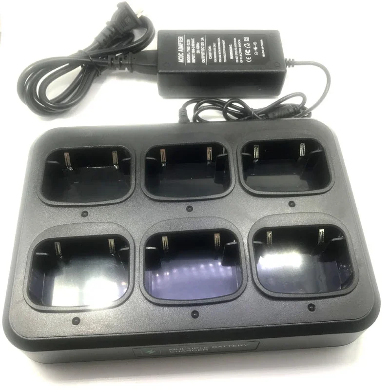 TYT MD390 Multifunctional 6-Way Rapid Charger For Tytera MD-390 MD ...