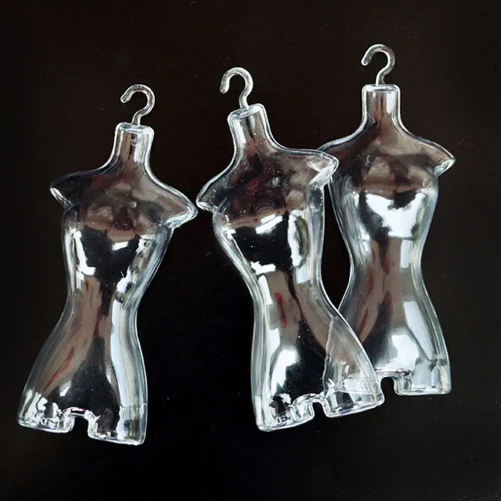 Plastic-Dolls-Girls-Toy-Transparent-Mannequin-Model-Hanger-Stand-Rack ...