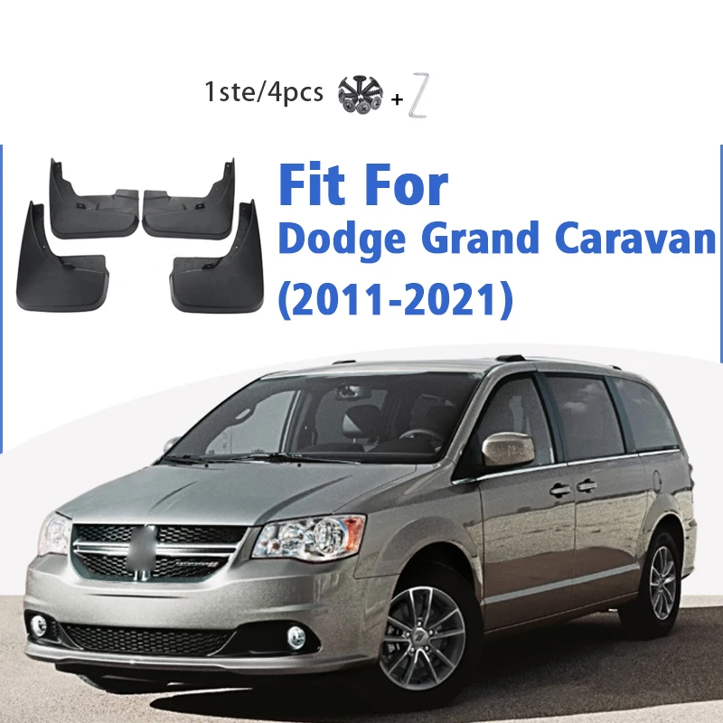 Mudguard For Dodge Grand Caravan 2011-2021 Front Rear 4pcs Mudflaps ...