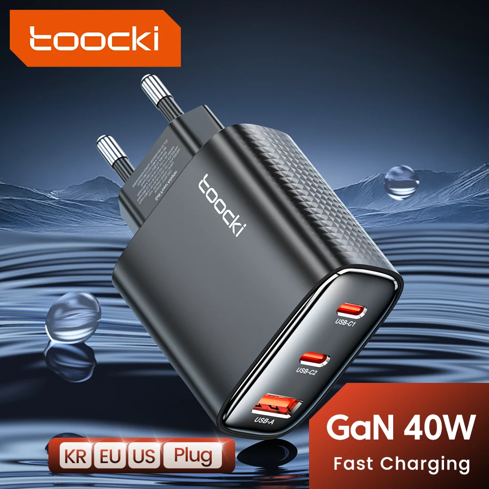 Toocki-40W-Charger-GaN-PD-20W-Fast-Charging-USB-Type-C-Chager-for ...