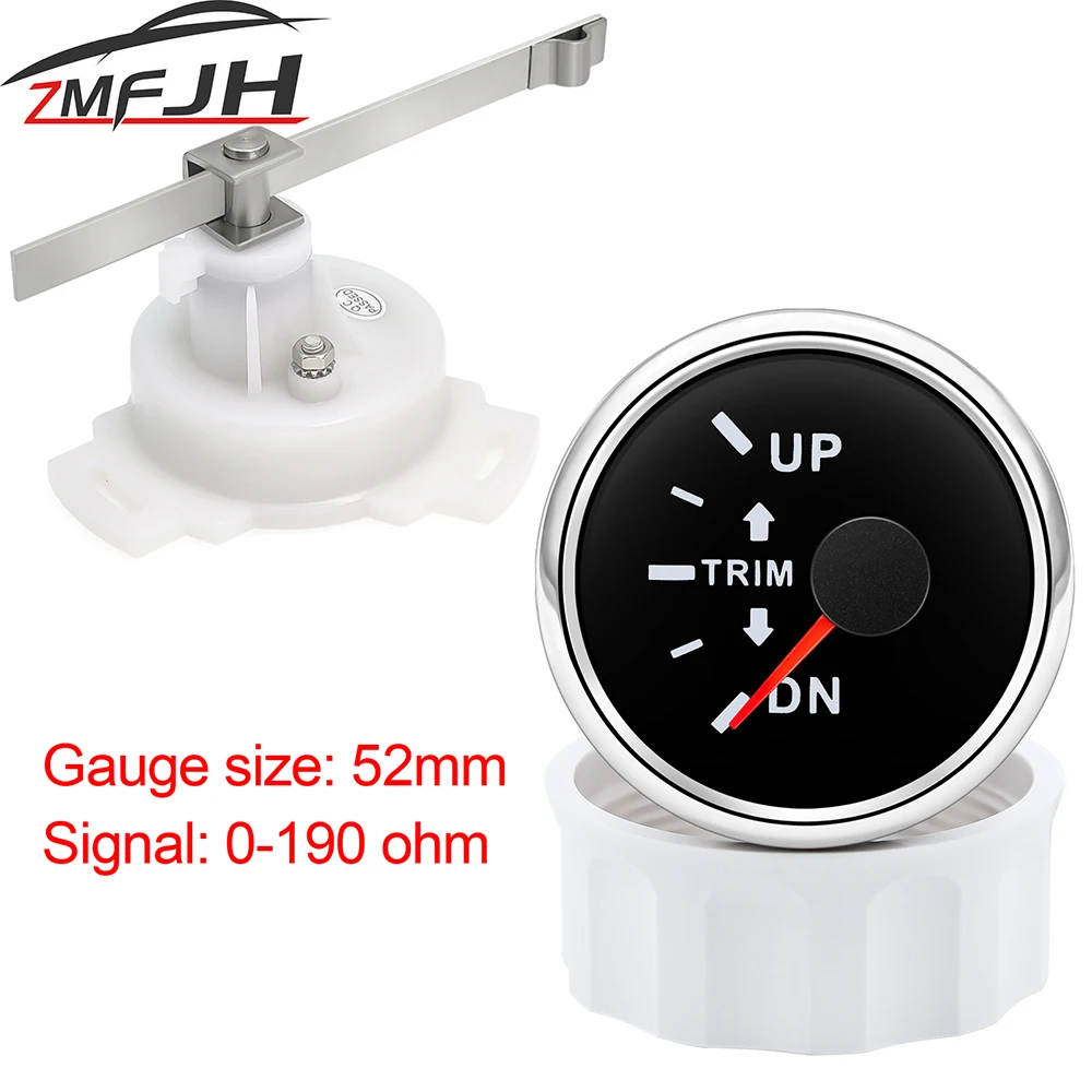 7-Color-Backlight-52mm-Trim-Gauge-Trim-Gauge-Senor-0-190-ohm-Up-Down ...