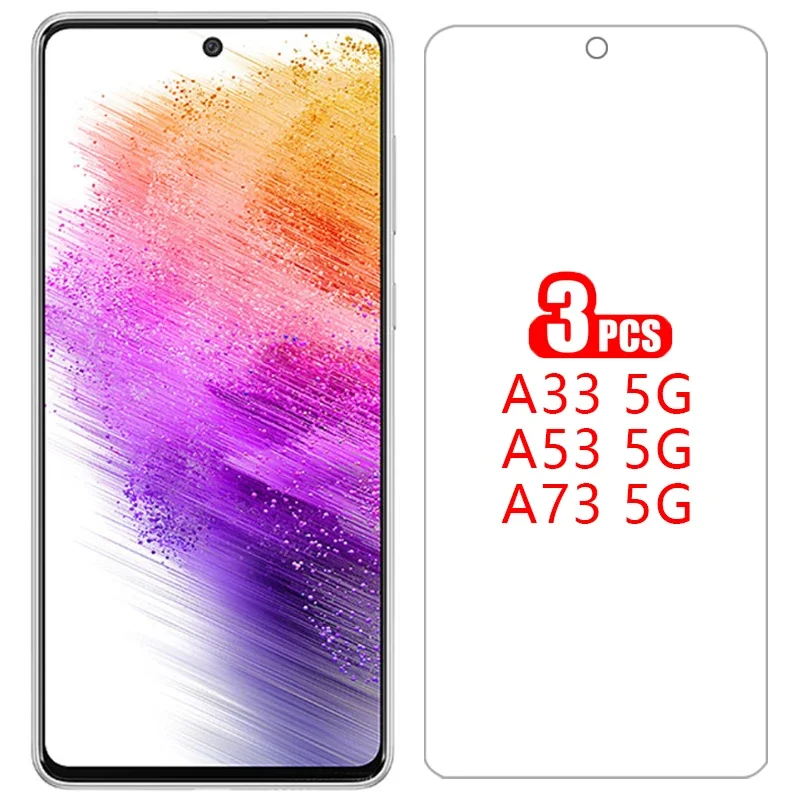 tempered-glass-case-for-samsung-a33-a53-a73-5g-cover-on-galaxy-a-33-53 ...
