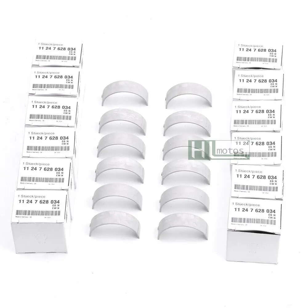 12PCS-Genuine-11247628034-11247628035-Connecting-Con-Rod-Bearings-Shell ...
