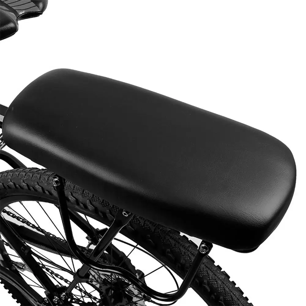 Durable-Black-Bicycle-Rear-Seat-Cushion-Sun-proof-Waterproof-Bike-Seat ...