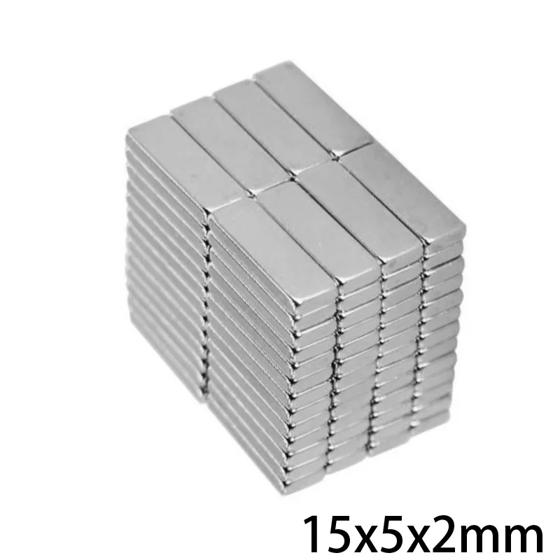 10-20-50-100-200-300-500pcs-15x5x2-Block-Super-Strong-Magnetic-Magnets ...