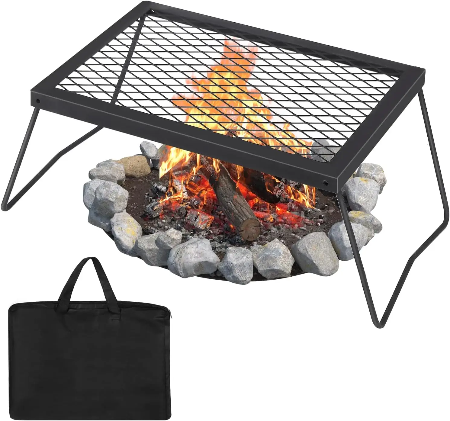 Folding Campfire Grill Rack – Beyond Just Camping