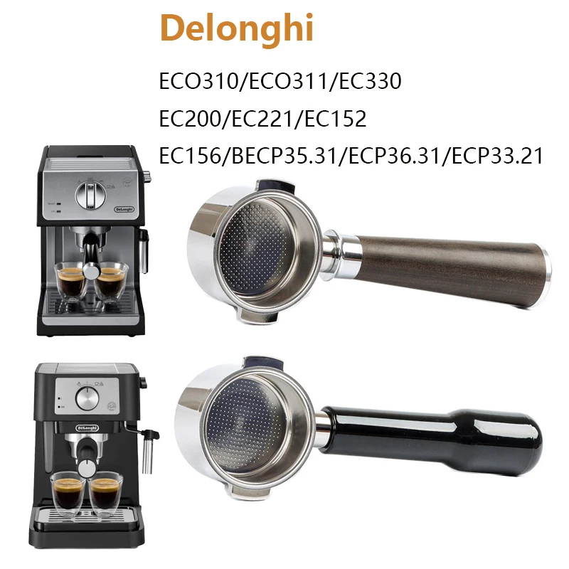 51mm-2-ears-Bottomless-Portafilter-for-Delonghi-Stilosa-EC260BK-ECP3420 ...