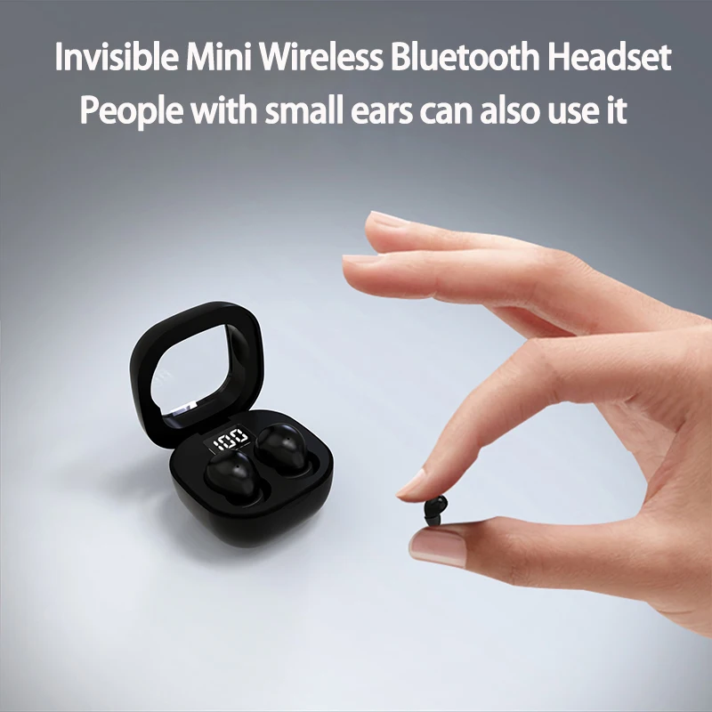 sk19-Mini-TWS-Wireless-Bluetooth-Headset-Invisible-Headphones-Noise ...