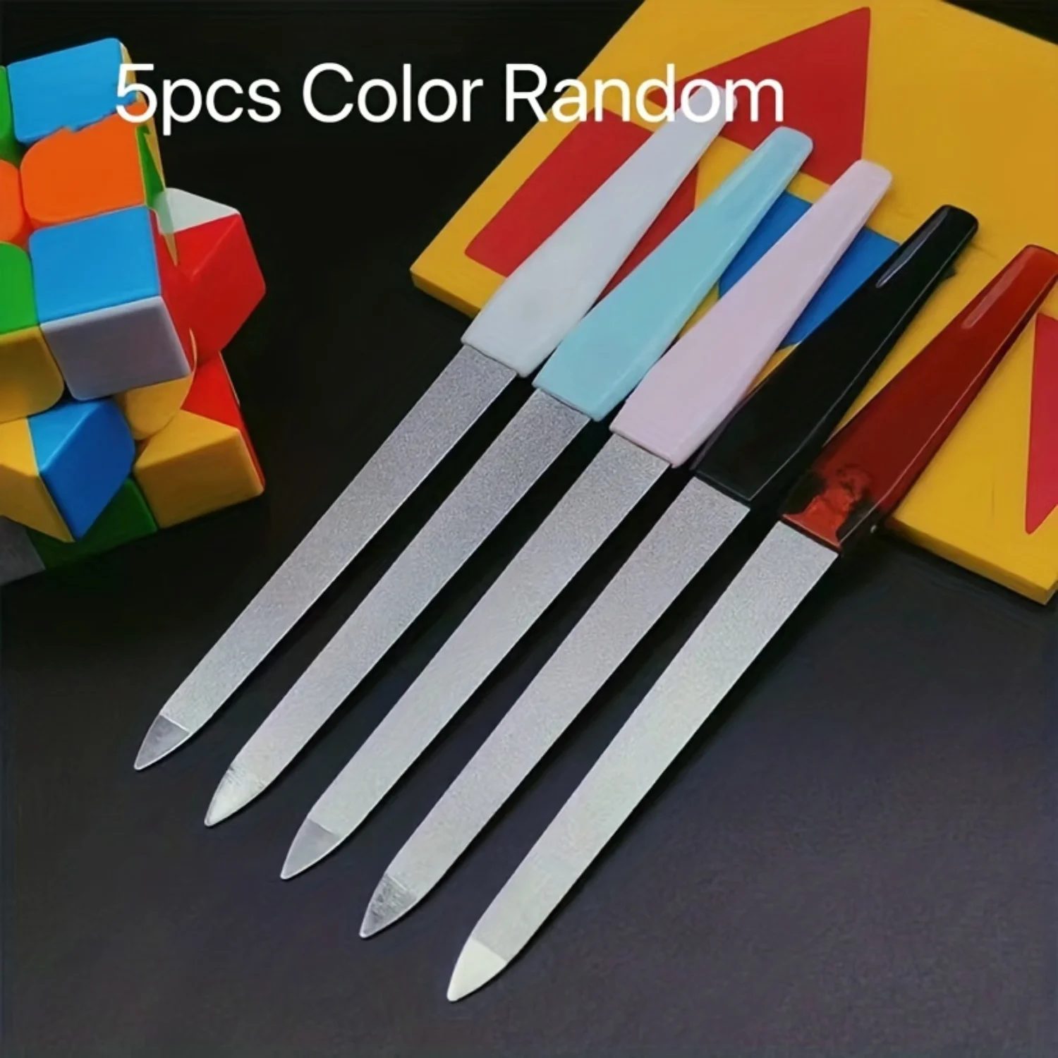 1Pc Nail Files, Double Sided Fingernail & Toenail Files - Emery Board ...