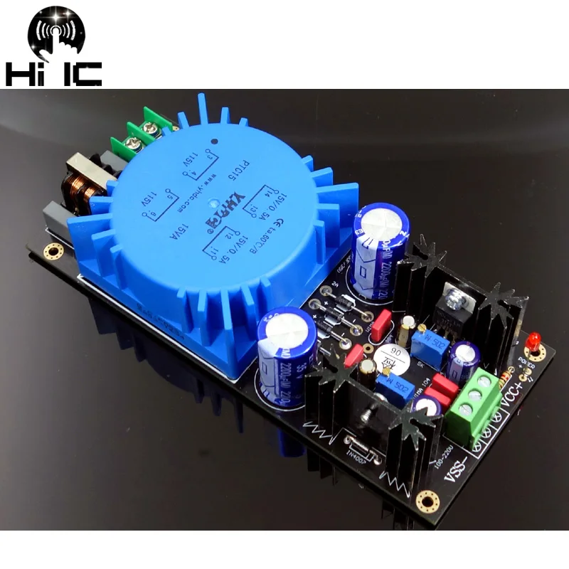 LM317 / LM337 Regulator Adjustable Dual Voltage Regulator Power Supply ...