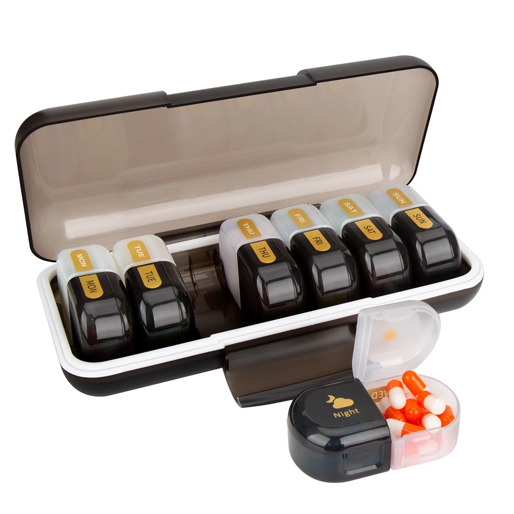 Extra-Organizador-Pill-Semanal-Travel-Pill-Box-2-Vezes-por-Dia-Di-rio ...