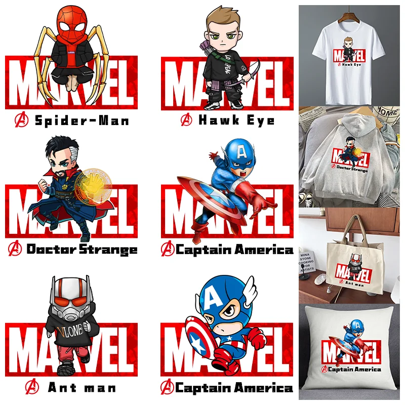 Marvel-Avengers-Cartoon-Spider-Man-Iron-Man-Printed-Clothing ...