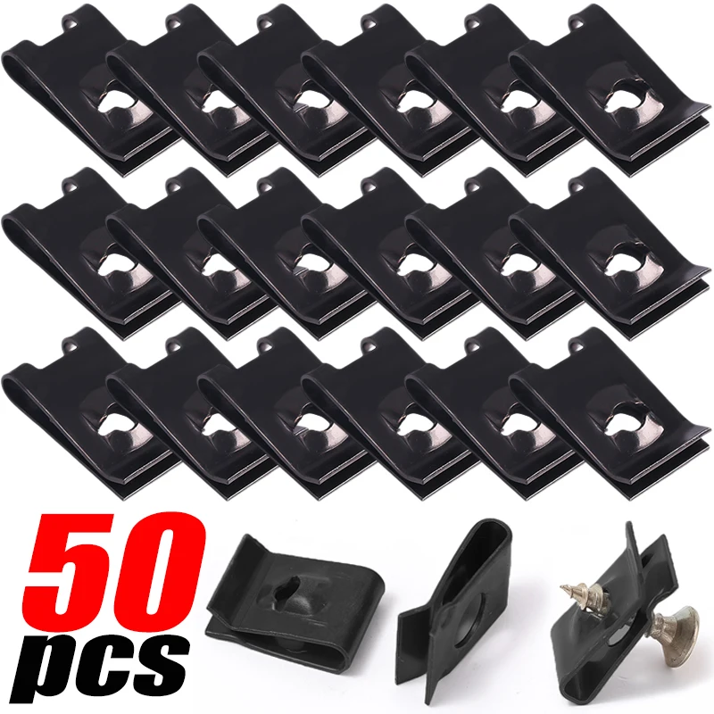 Car-Self-Tapping-Screws-U-Clips-Bumper-Mudguard-Trim-Plate-Fasteners ...