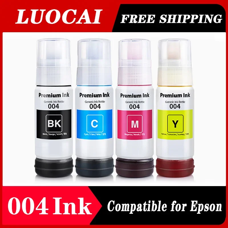 1Set-70ml-004-Premium-Refill-Ink-For-Epson-L3119-L3156-L3158-L1118 ...