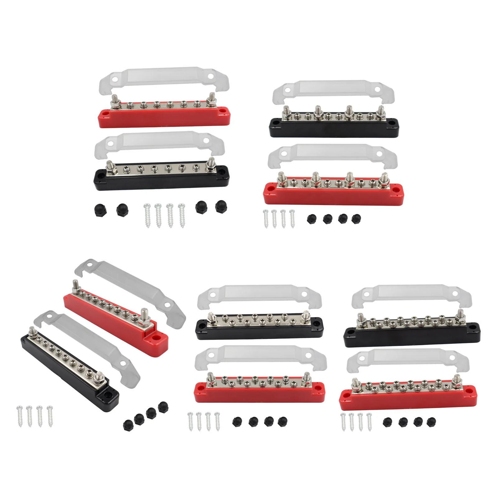 2 Pieces Power Distribution Block Max 48V 150A Bus Bar for Automotive ...