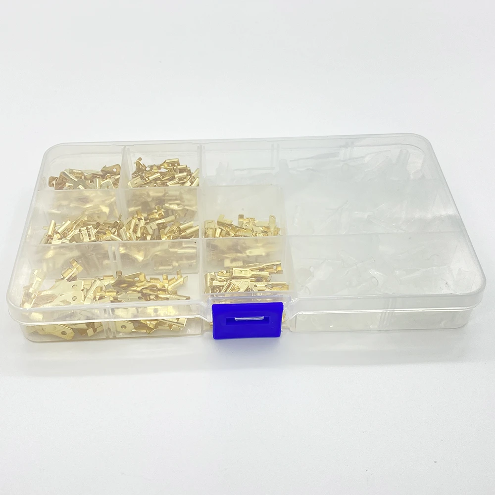 Electrical Wire Wrap Connector | Female Crimp Terminal Gold | Assorted ...