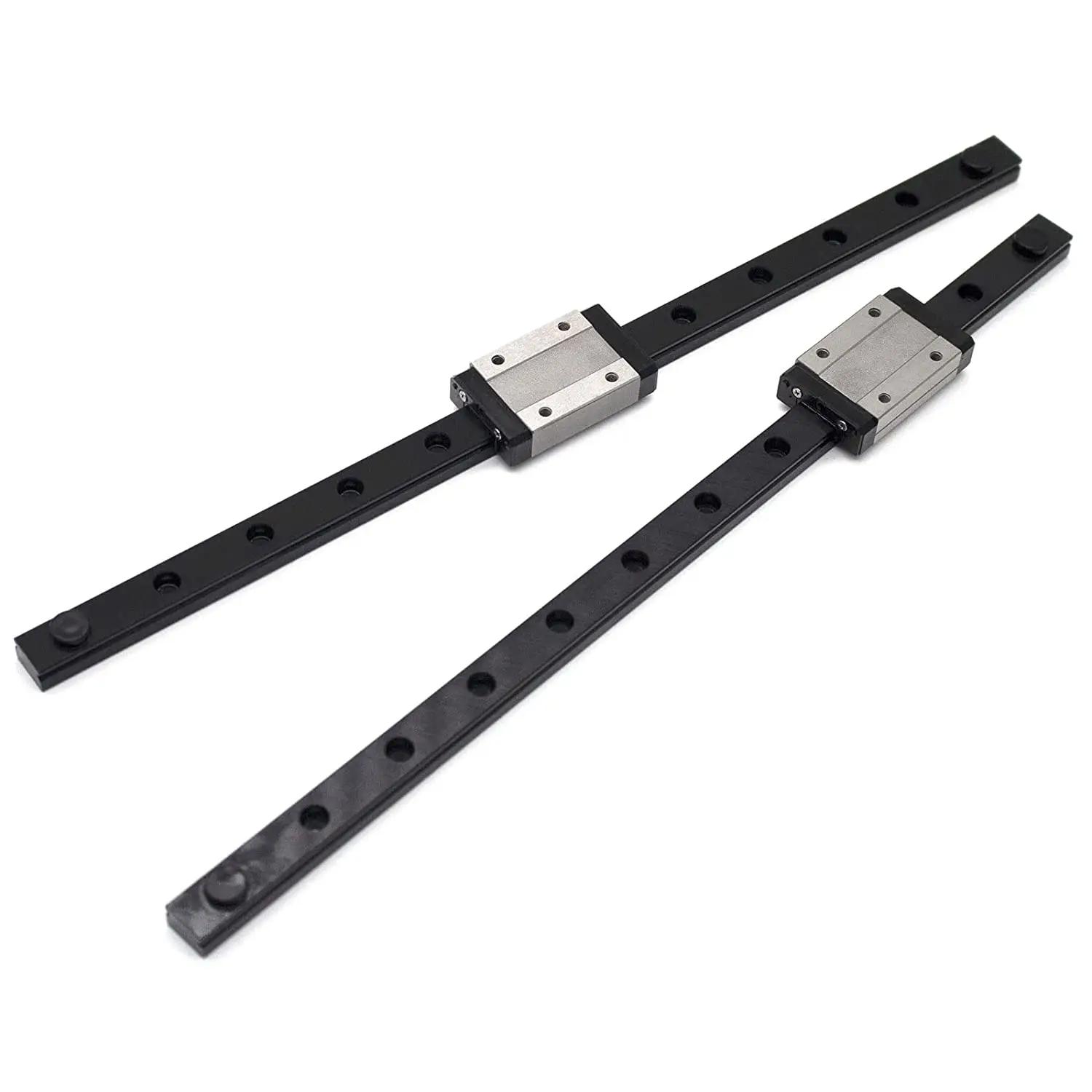 2PCS-300MM-MGN12H-Linear-Rail-Guide-Black-Bearing-Steel-Sliding ...