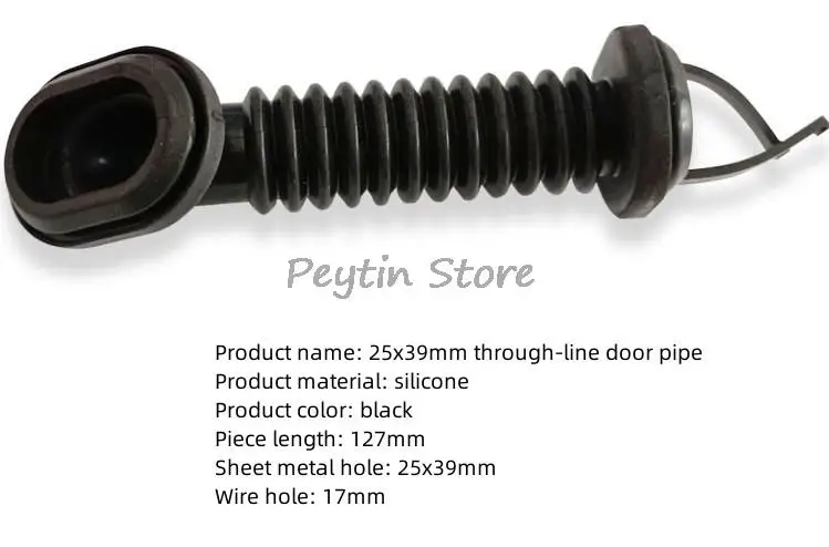 5pcs 25x39mm Car Harness Wiring Door Tube Rubber Sleeve Dust-proof ...