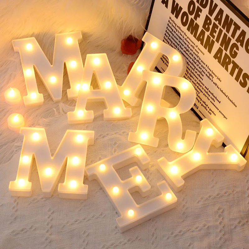 Decorative-Letters-Alphabet-Letter-LED-Lights-Luminous-Number-Lamp ...