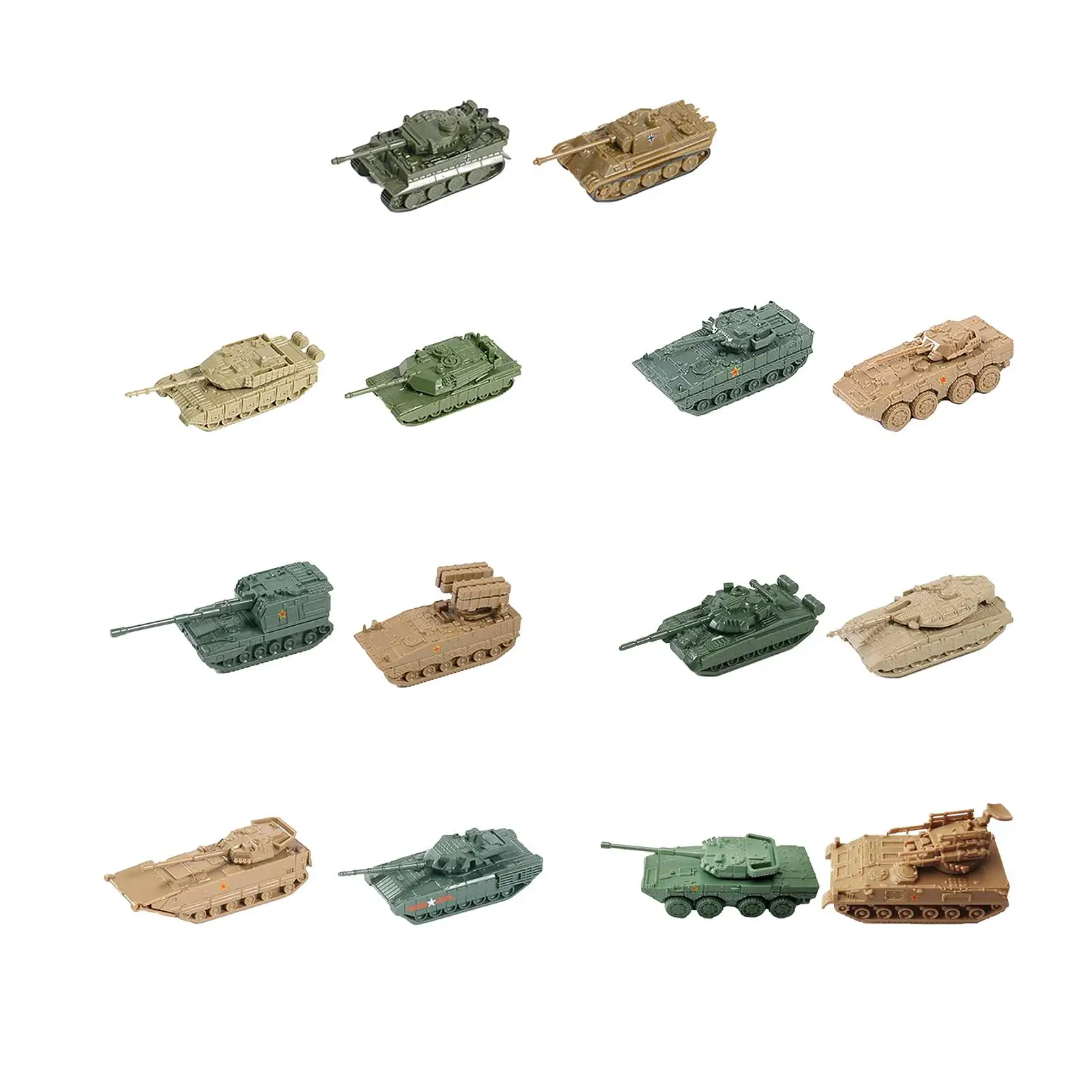 1-144-Tank-Model-Building-Model-DIY-Assemble-Miniature-Armored-Tank-Toy ...