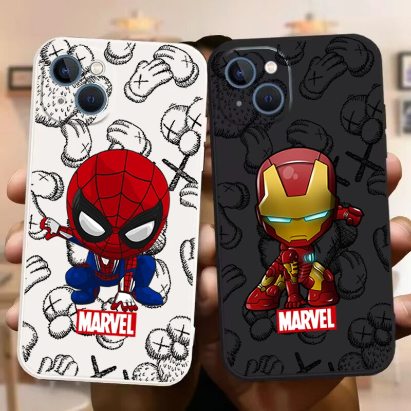 Marvel-Avengers-Spider-man-Iron-Man-Deadpool-Venom-Phone-Case-For ...