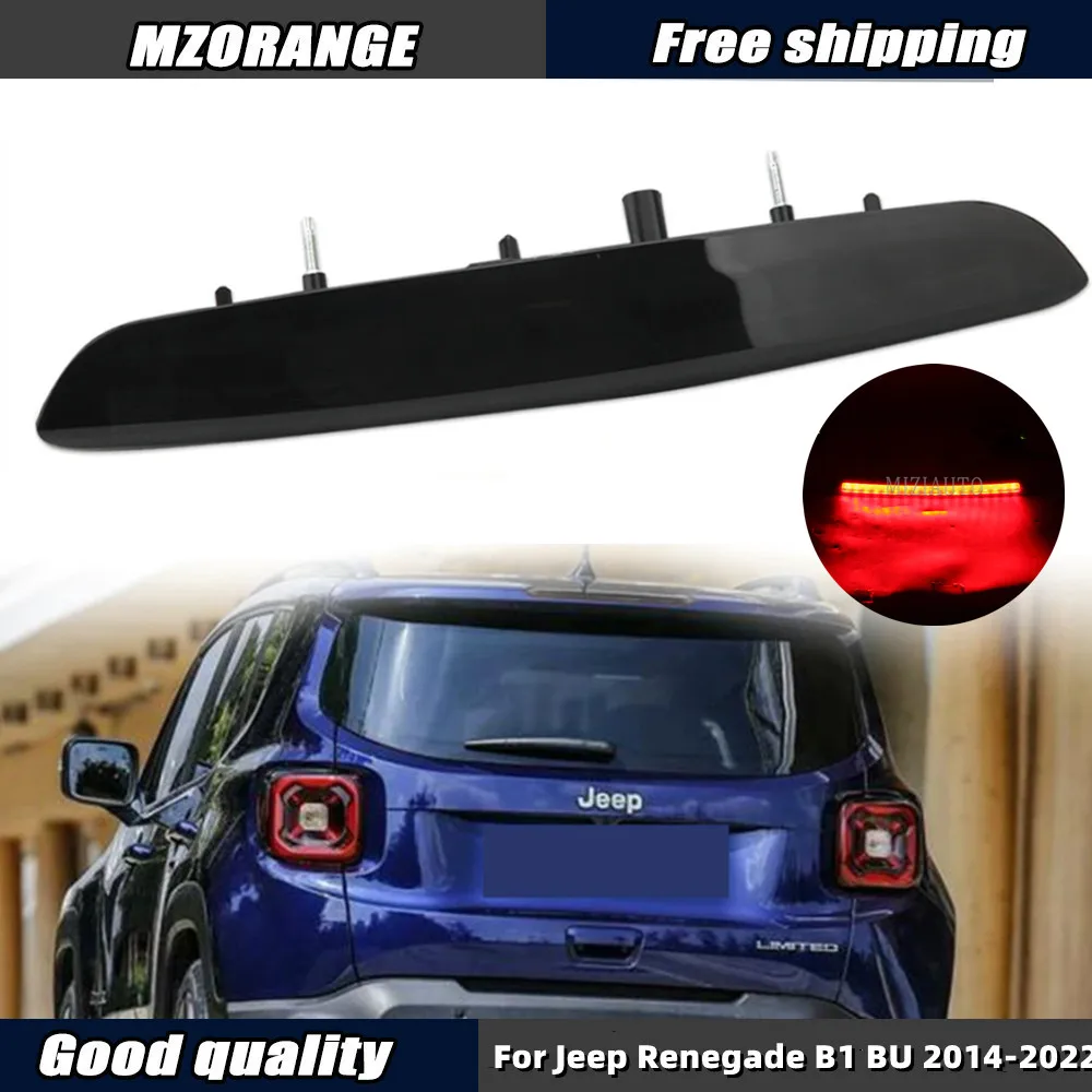 Black-High-3rd-Third-Brake-Light-Lamp-For-Jeep-Renegade-B1-BU-2014-2022 ...