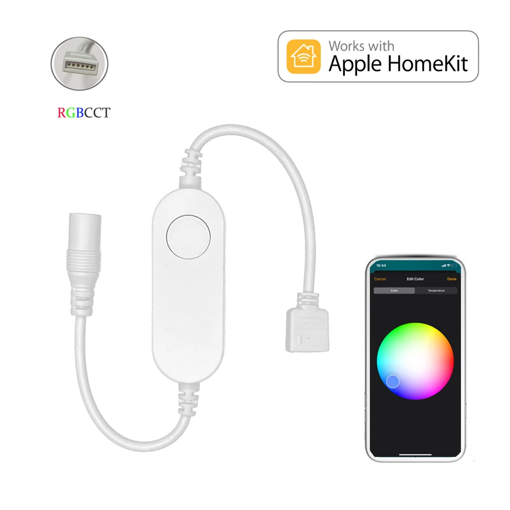 Apple-Homekit-Mini-WiFi-Smart-Led-Controller-DC-5V-12V-24V-RGBCW-RGBCCT ...