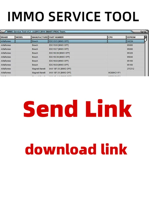Ecu Tool IMMO SERVICE TOOL V1.2 PIN Code and Immo off Car Software support Multi-brand support ...