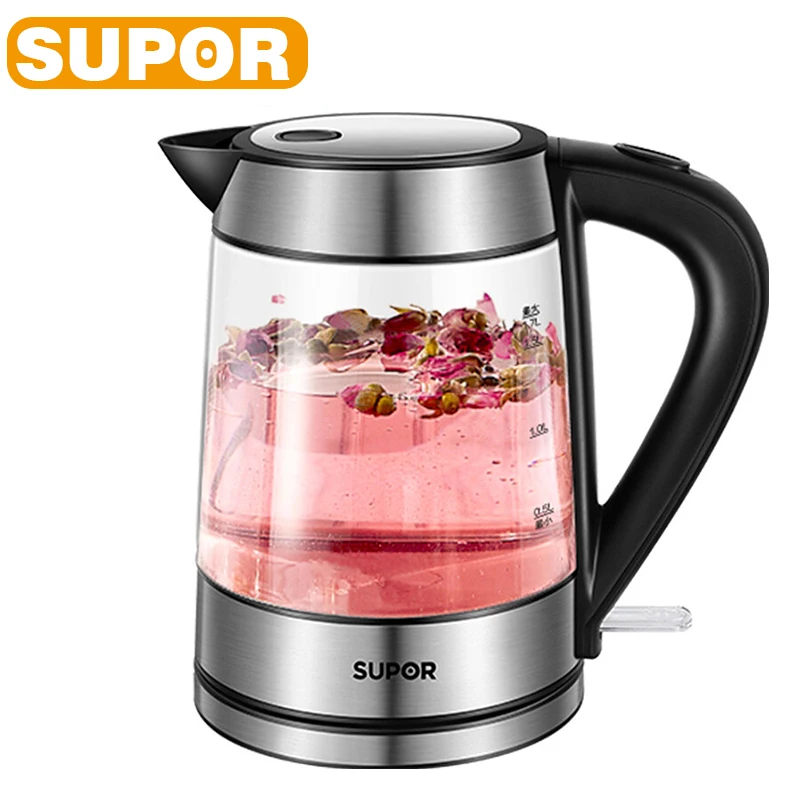 SUPOR-1-7L-Household-Electric-Kettle-1800W-Auto-Power-Off-Water-Boiler ...
