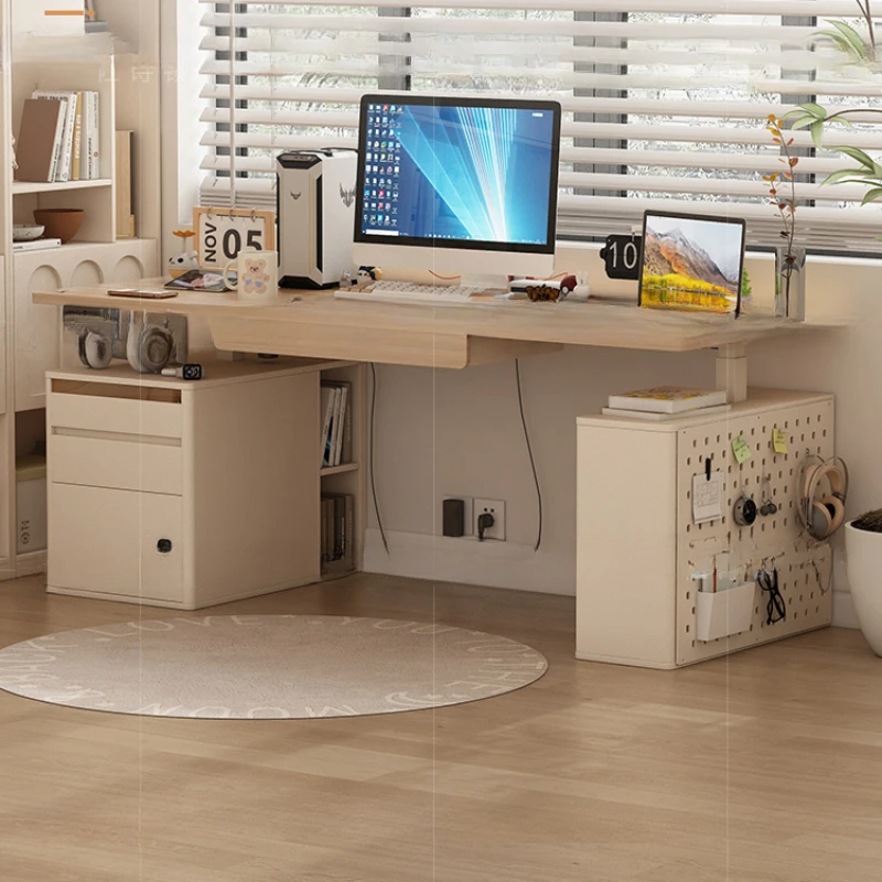 Electric-Lifting-Study-Office-Desk-Work-Computer-Large-Office-Desk ...