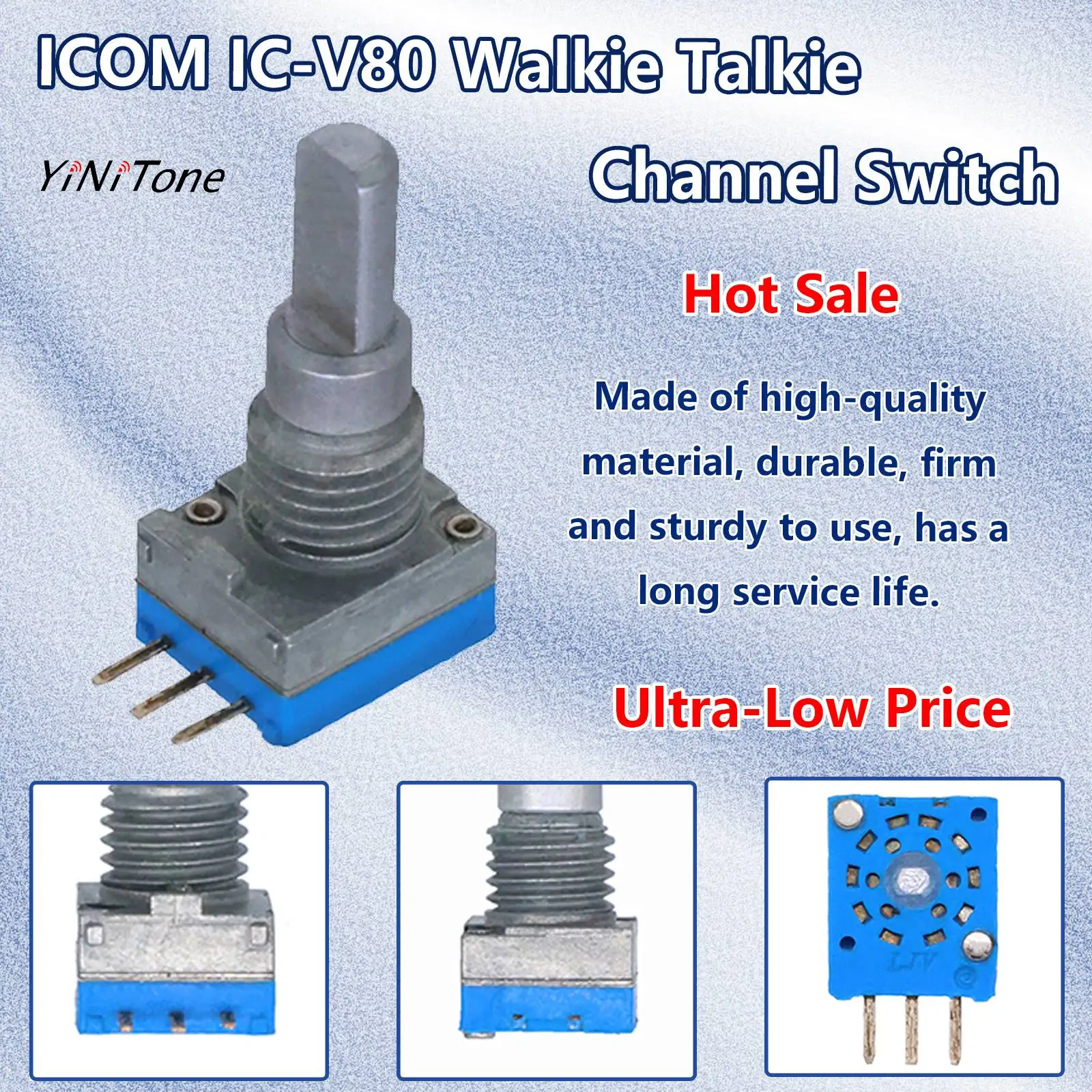 Total-New-For-Icom-IC-V80-Channel-Switch-Rotary-Handheld-Radio-repair ...