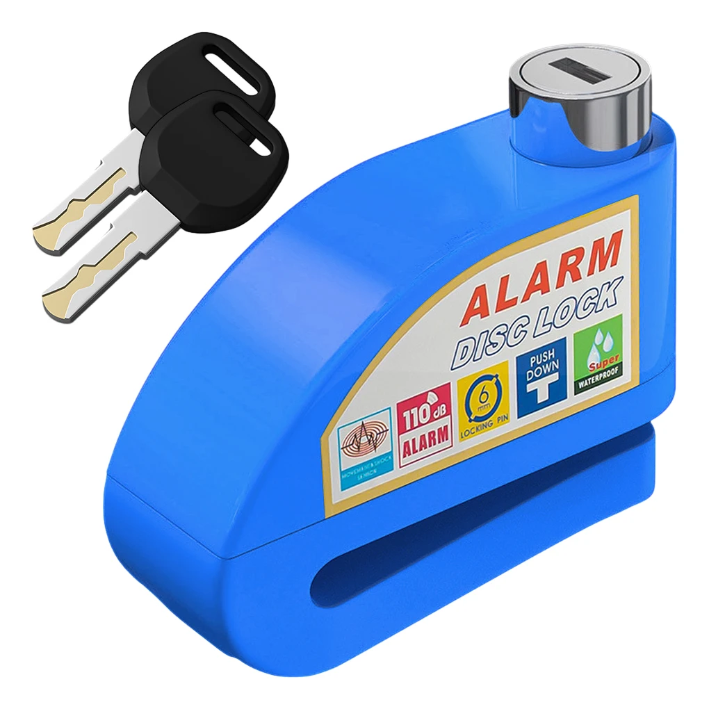 Motorcycle-110db-Alarm-Disc-Lock-Wheel-Padlock-Waterproof-Loud-Anti ...
