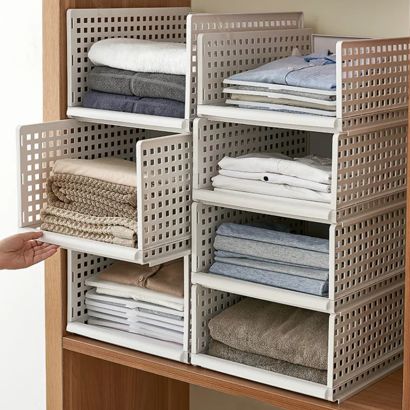 Multi-size Clothing Organizer Multi-layer Home Storage Box Closet ...