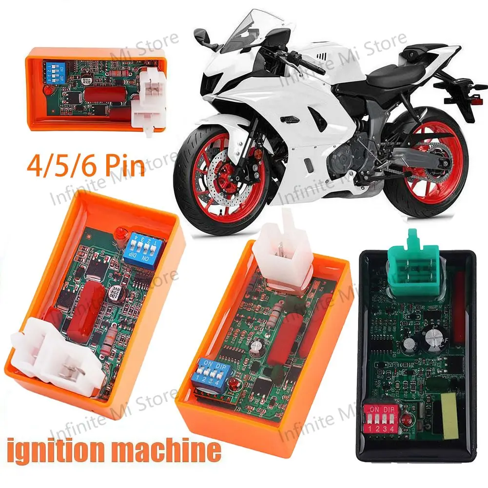 Motorcycle Lgnition 6 Pin 5 Pin AC CDI Box 4 Pin DC CDi with DIP Switch ...