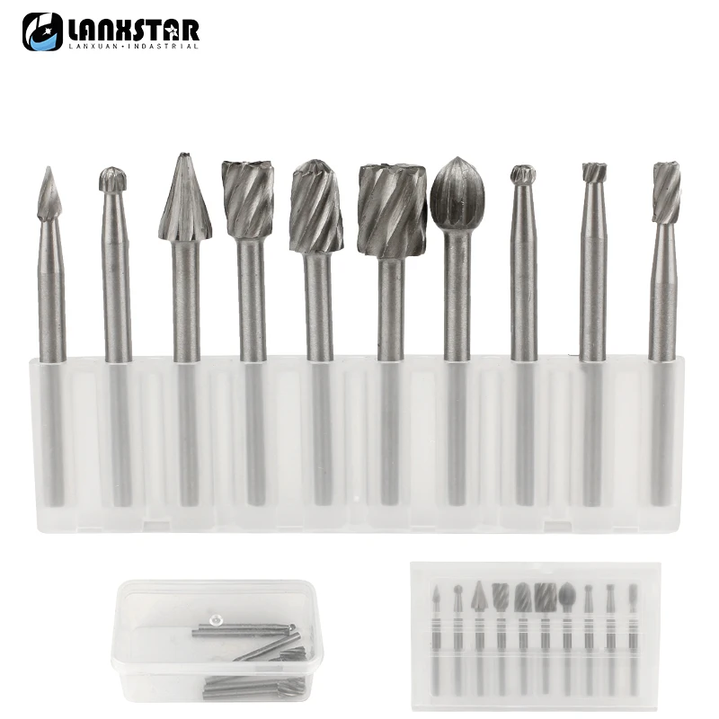 6-10pcs-Set-HSS-Routing-Router-Drill-Bits-Set-for-Dremel-Carbide-Rotary ...