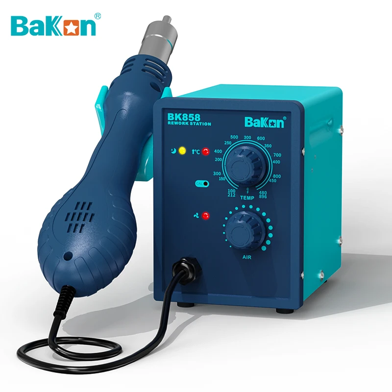 Bakon-BK858-Hot-Air-Gun-For-Soldering-Rework-Station-550W-Auto-sleep ...