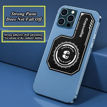 1Pcs Mobile Phone Cooling Plate Compatible Magnetic/ Back-clip Radiator ...