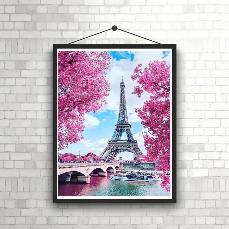 1-Piece-of-11-8x15-7-Inch-5D-DIY-Diamond-Painting-Iron-Tower-Scenery ...